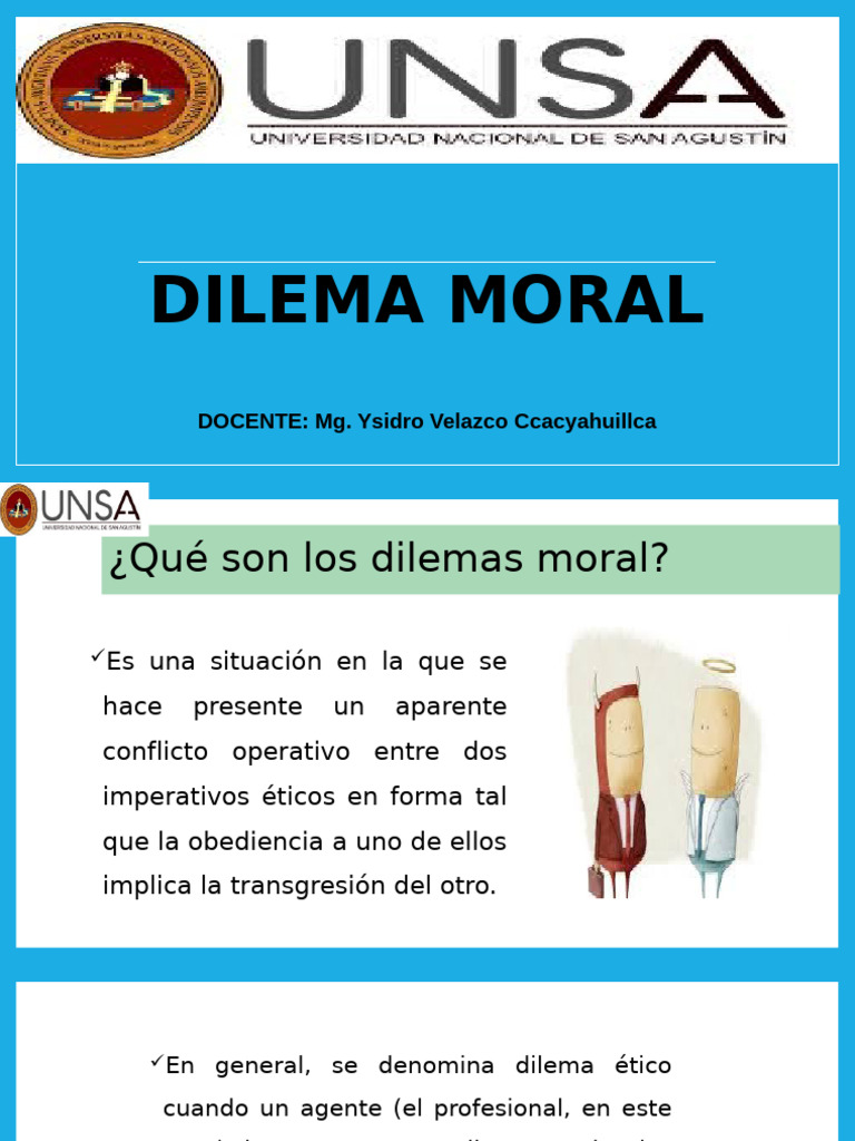 Tema 13 Dilema Moral | PDF