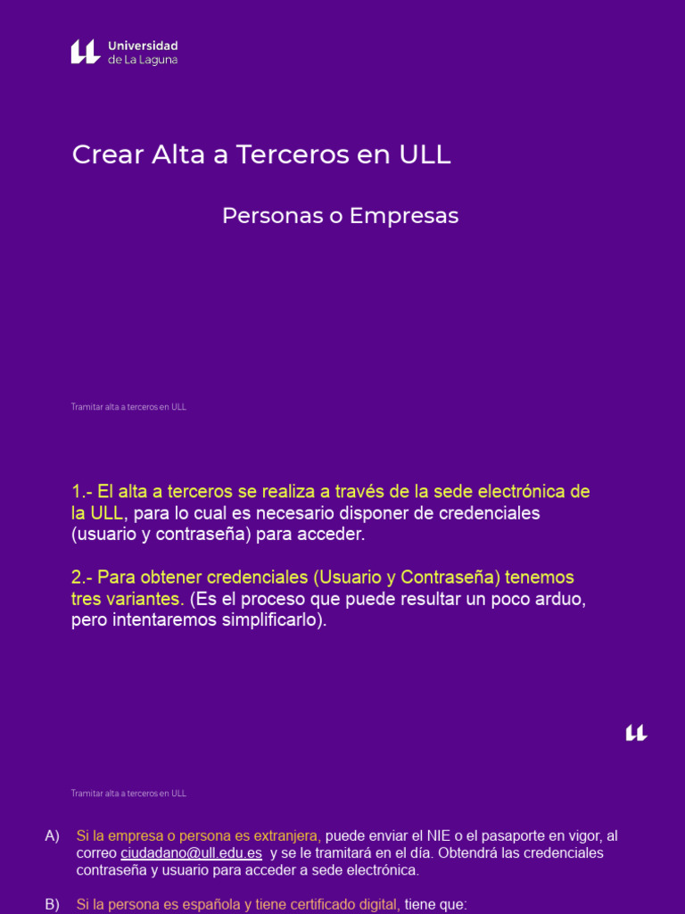2 - PPT - Tramitar Alta A Terceros | PDF | Contraseña | Negocios 2 - PPT - Tramitar Alta A Terceros | PDF | Contraseña | Negocios