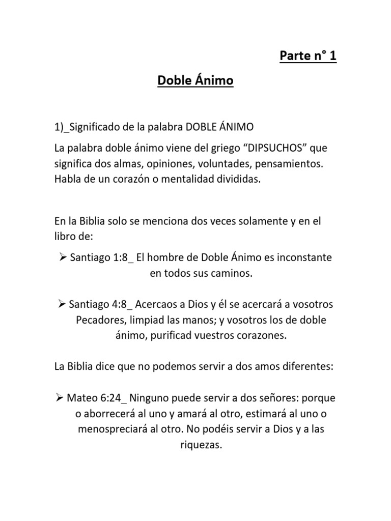 Doble Ánimo | PDF