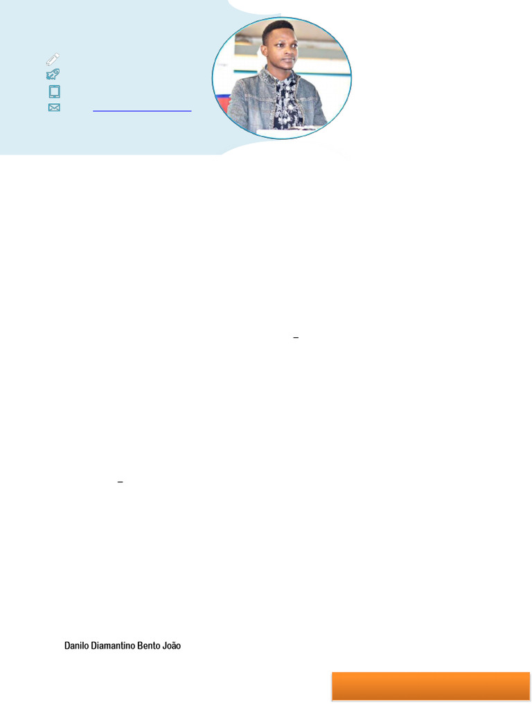 Modelo de CV DANILO DIAMANTINO | PDF