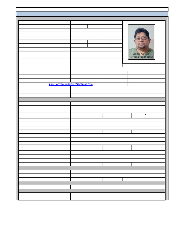 03 Ficha Personal General Siith | PDF