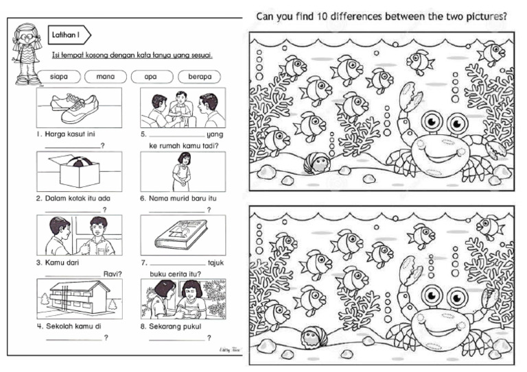 Cari Perbezaan Gambar | PDF