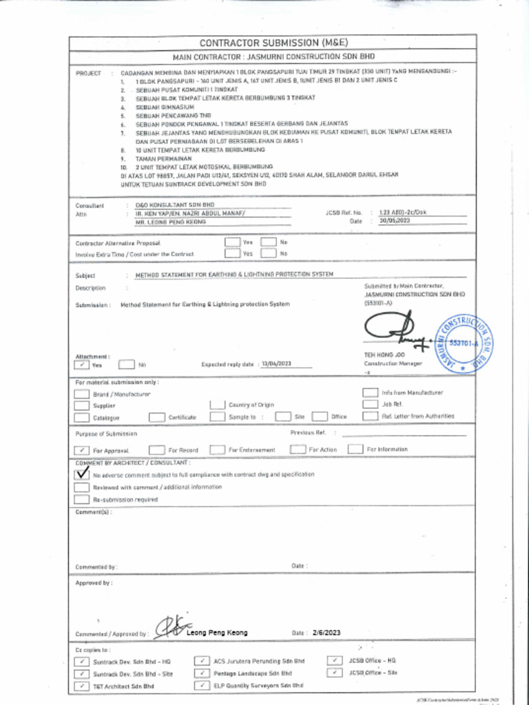 Dok 2c - MOS For Lightning Protection System (D&O) | PDF