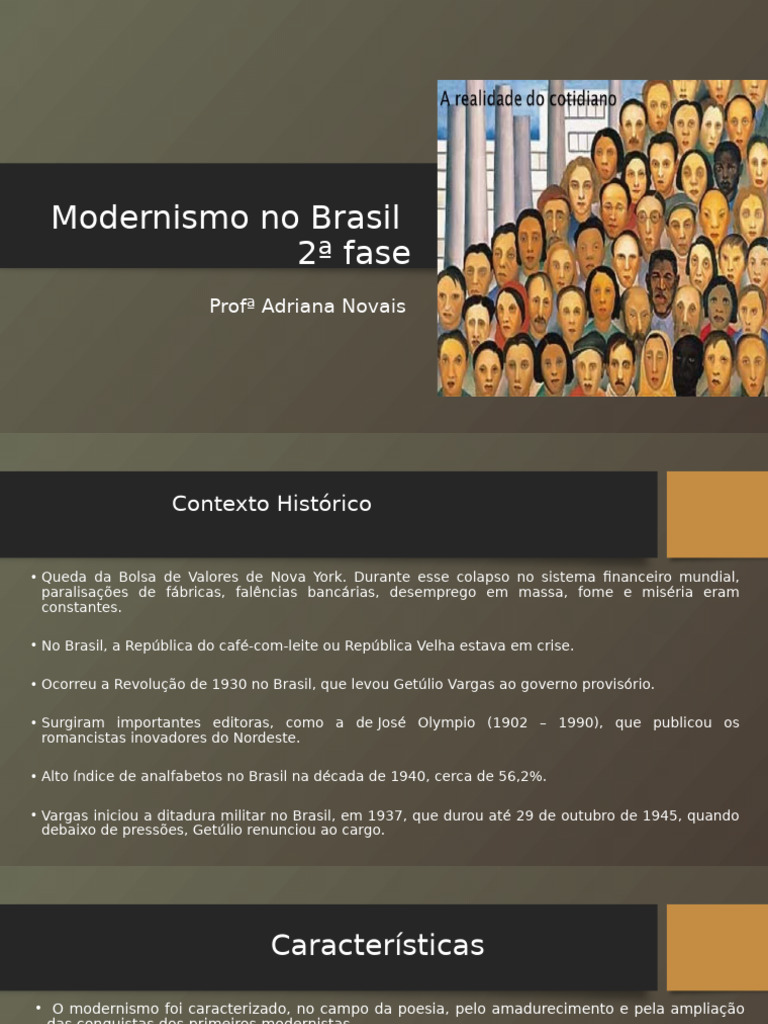 Segunda Fase Modernismo | PDF