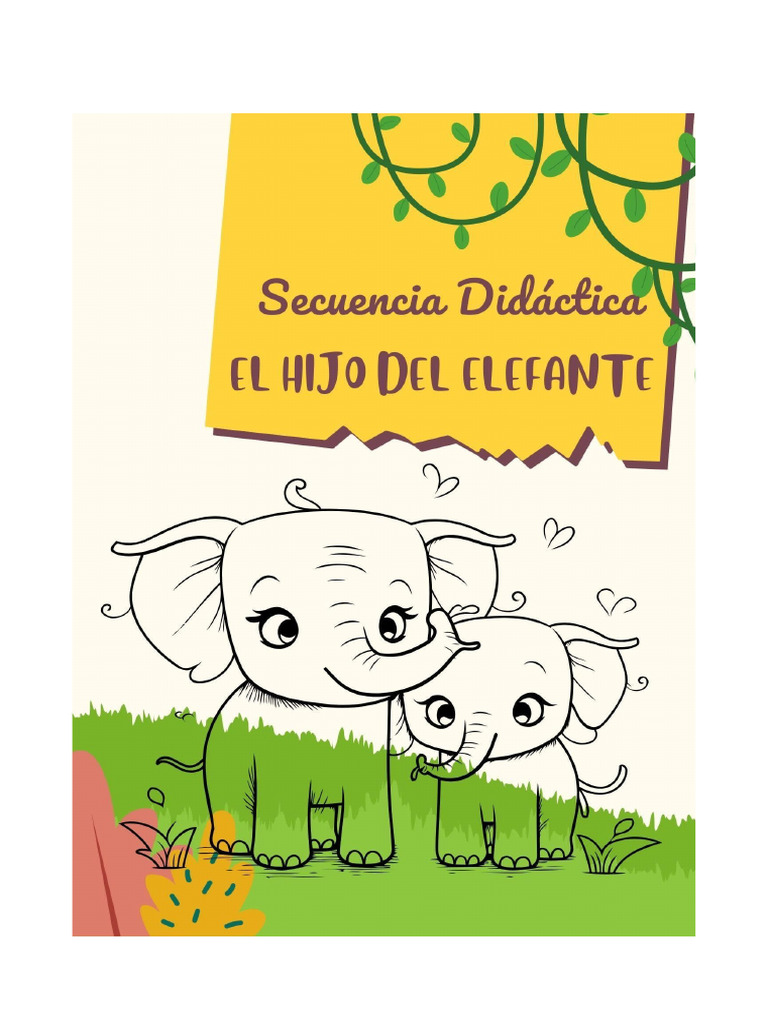 Secuencia Didáctica EL HIJO DEL ELEFANTE 3RO | PDF