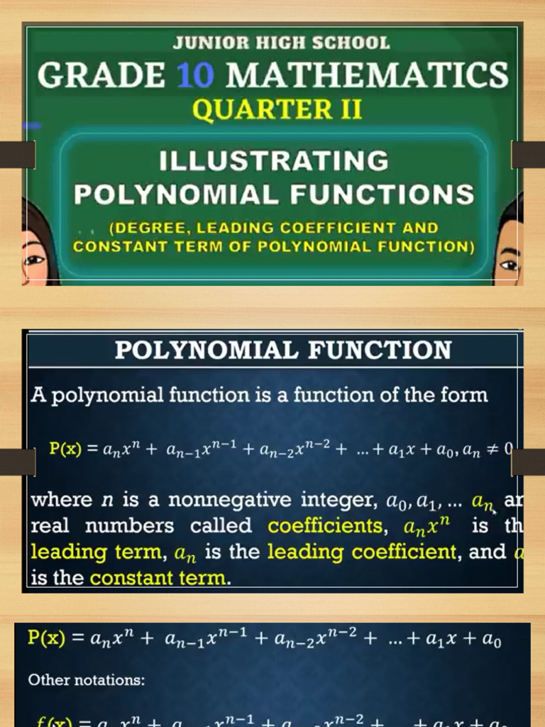 Polynomial Function | PDF
