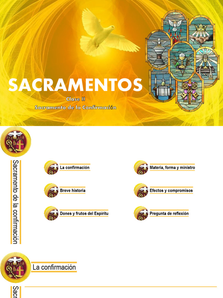 Tema II - Sacramento de La Confirmación | PDF