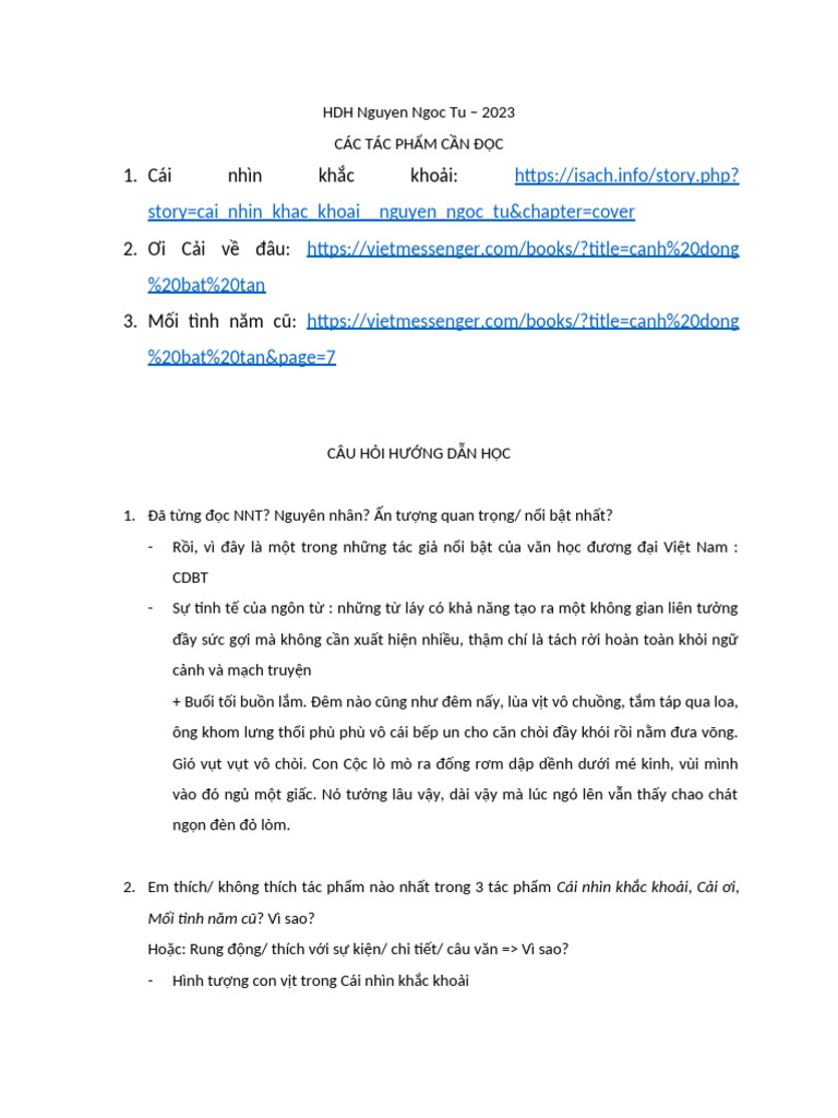 HDH Nguyen Ngoc Tu - 2023 | PDF