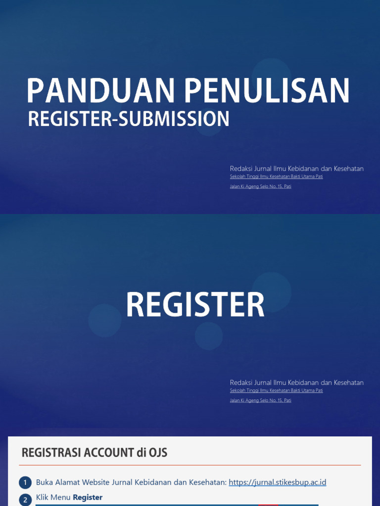 PANDUAN_SUBMIT_JURNAL | PDF