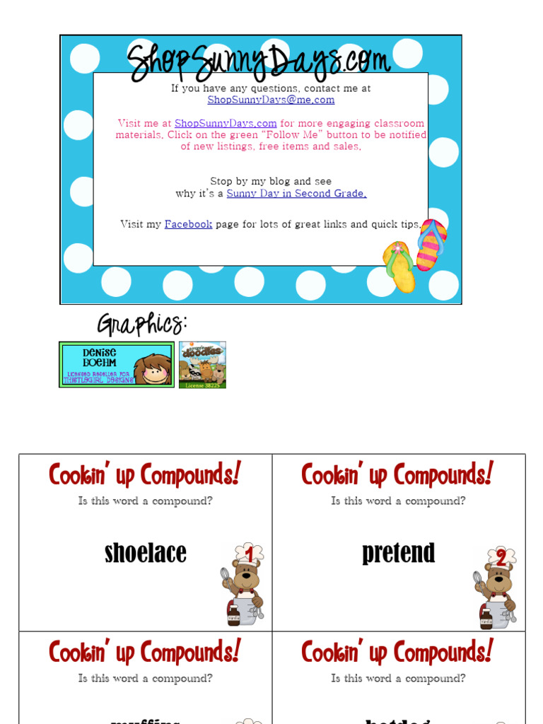 Compound Words 2 | PDF