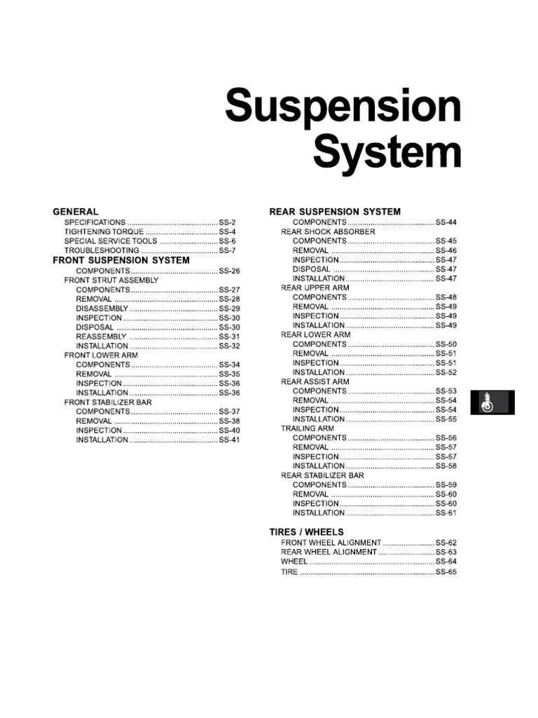 Suspension System | PDF