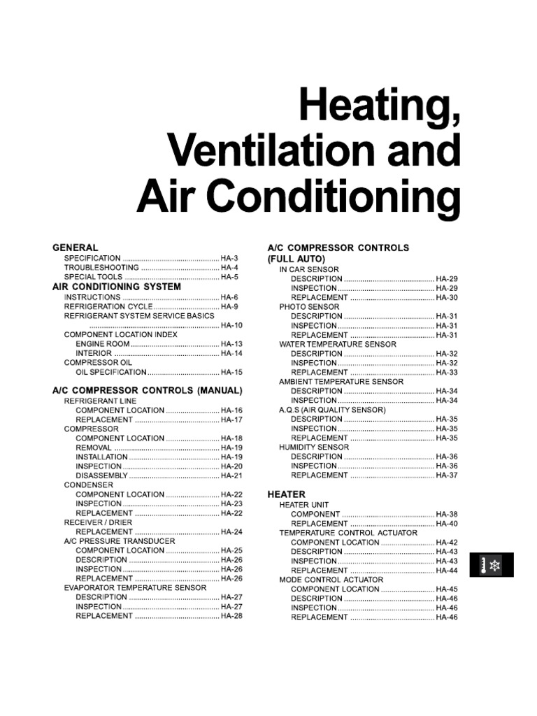 Heating, Ventilation and Air Conditioning | PDF
