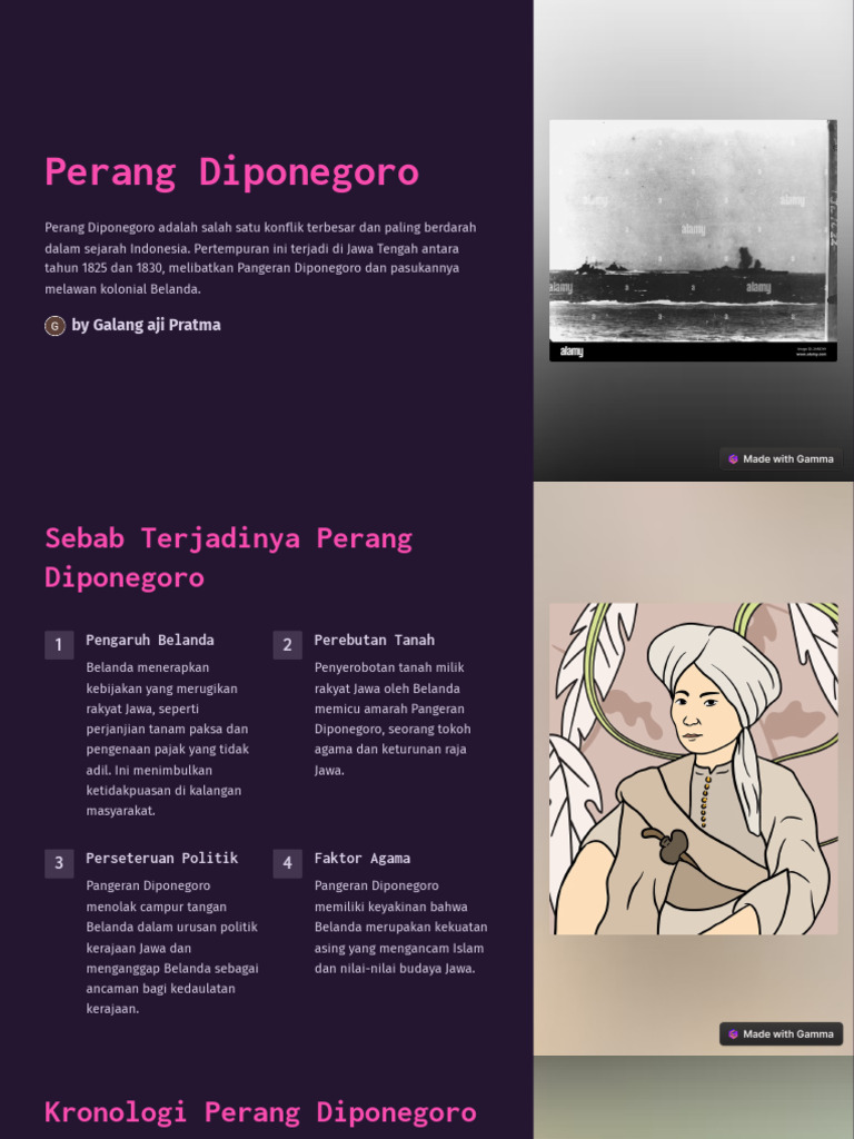 Perang Diponegoro | PDF | Sejarah
