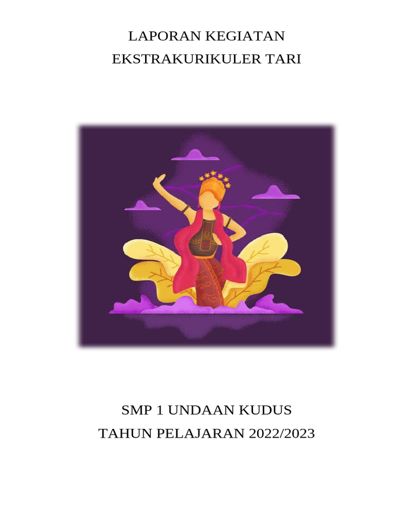 PROGRAM KERJA Ekskul Tari | PDF