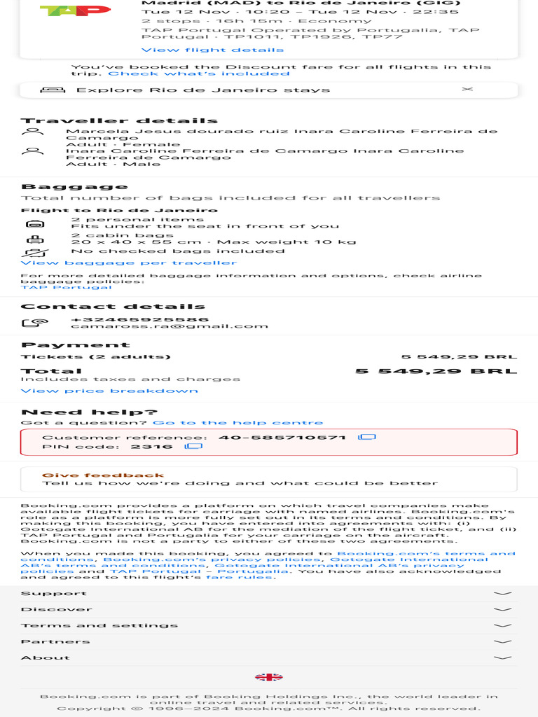 Book Your Flight | PDF | Booking.Com | Airlines