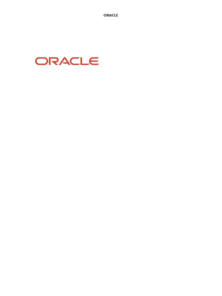 O Que É Oracle Database | PDF