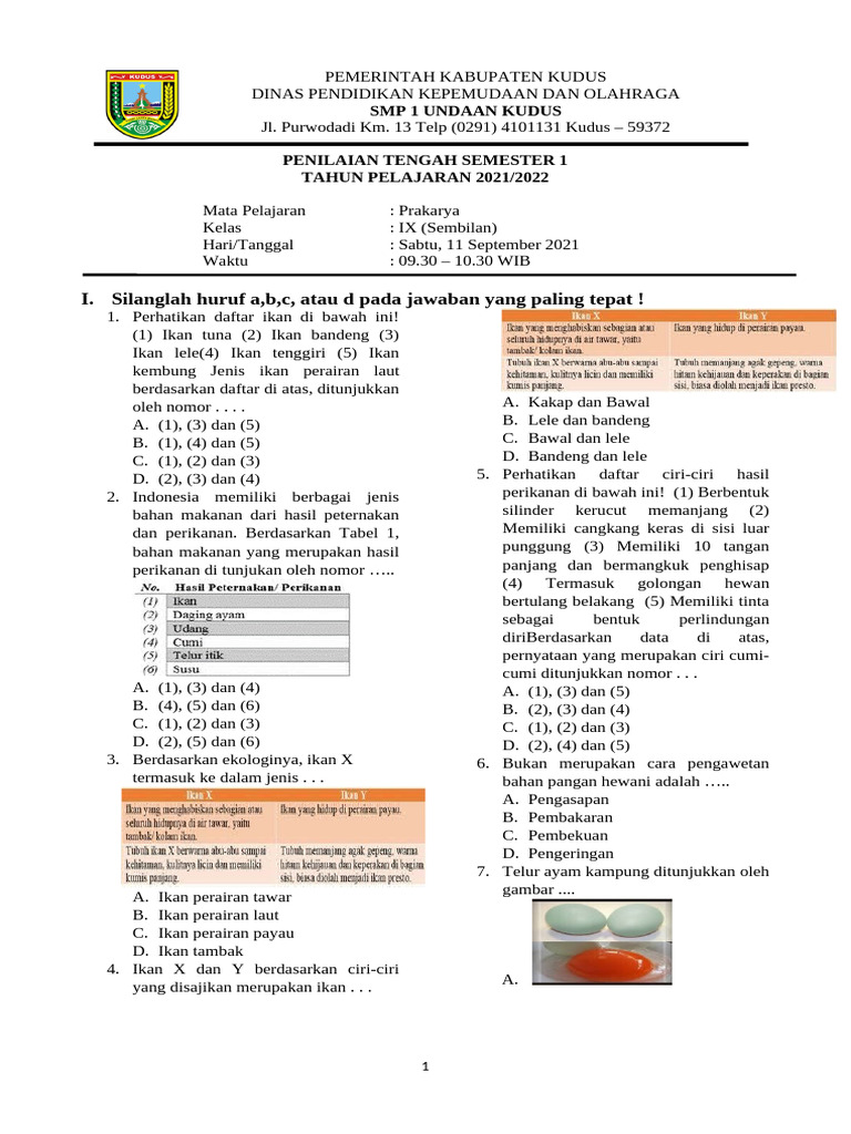 Soal Pts Prak1 | PDF