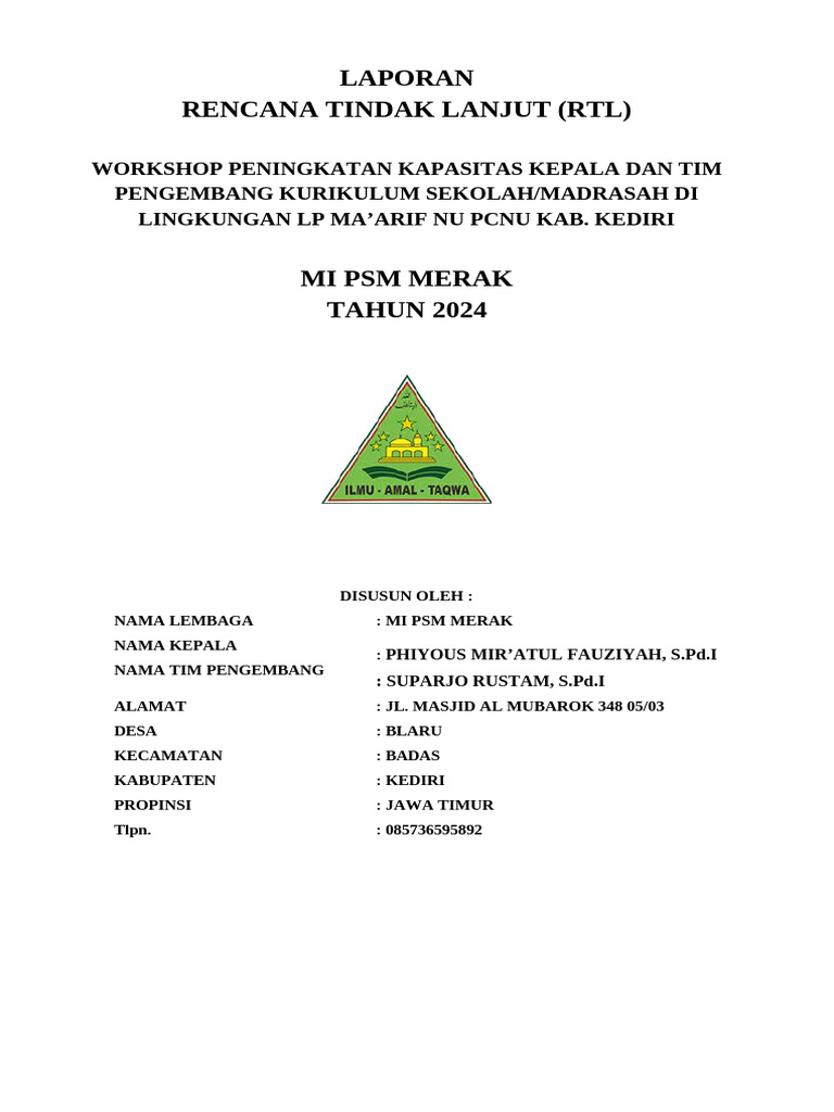 Laporan RTL Workshop | PDF