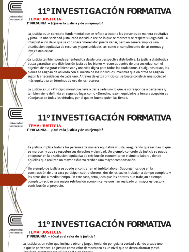 11° Investigación Formativa Material de Estudio | PDF