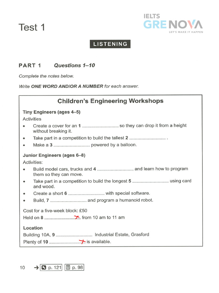 CAMBRIDGE 16 Test 1 | PDF