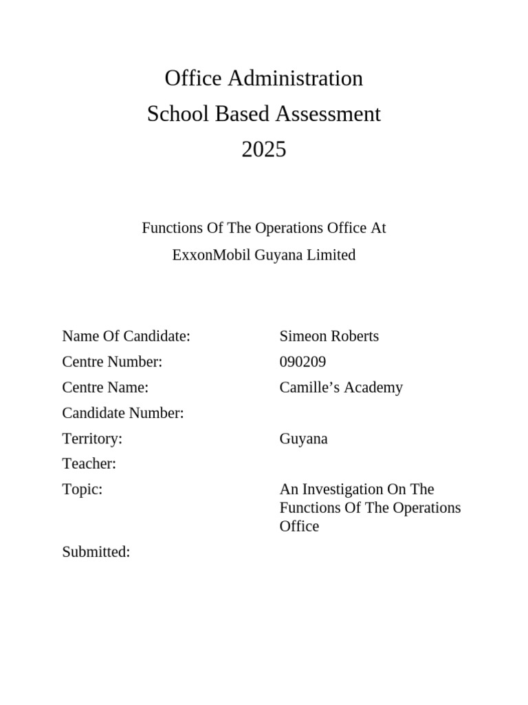 Office Administration SBA | PDF | Business