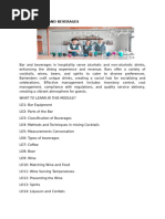 Bar Operations Handbook | PDF | Hygiene | Food Safety