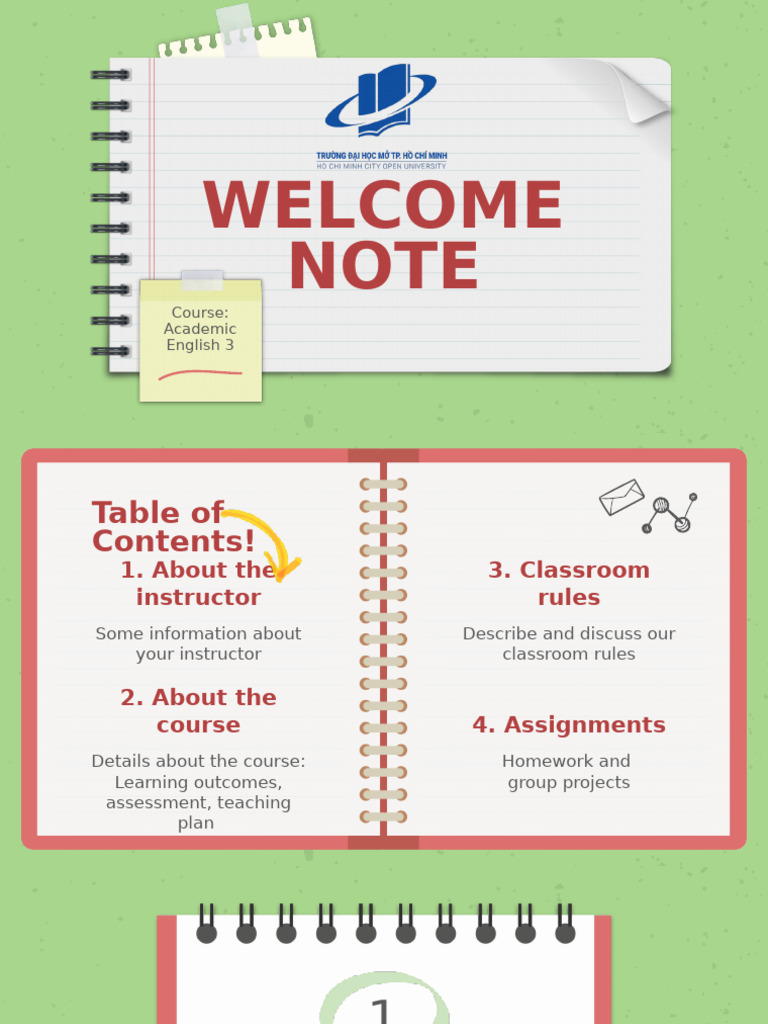 TANC3 Welcome Note | PDF