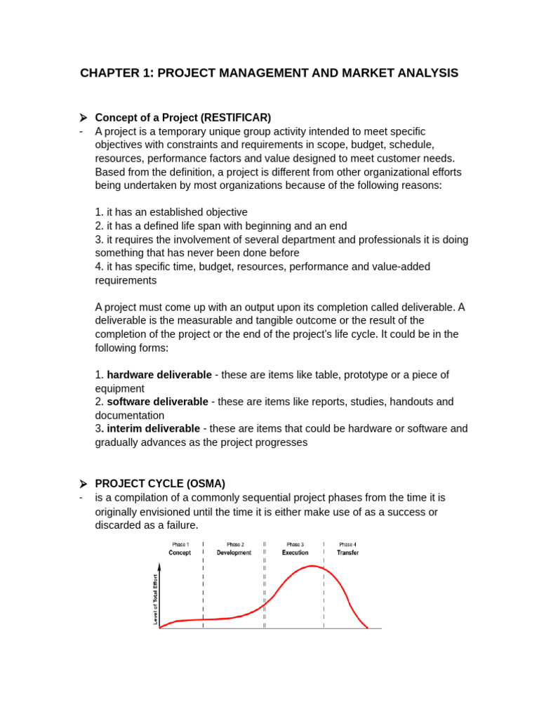 Chapter 1 Group 1 Manuscript | PDF | Marketing | Project Management