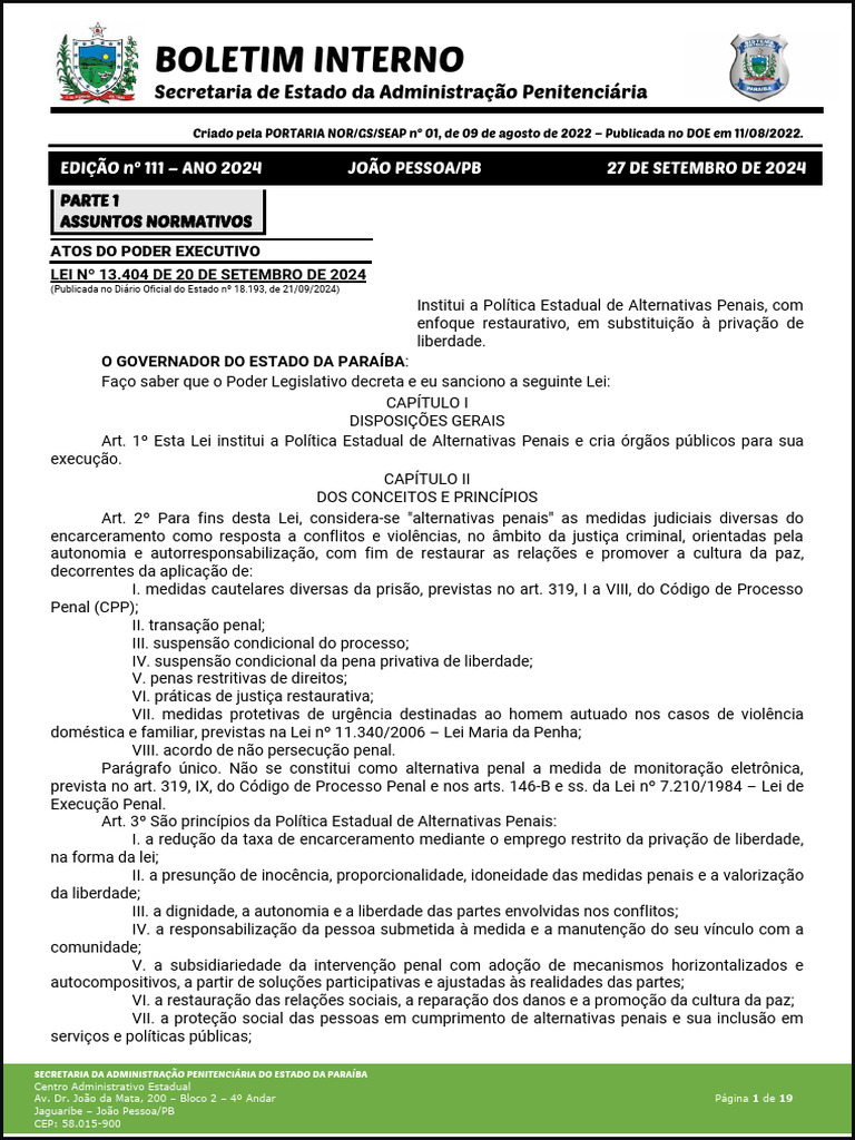 BISEAP111 de 27 Desetembrode 2024 | PDF
