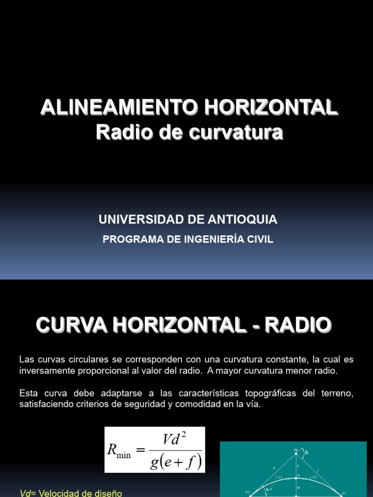 Clase 10 - Alineamiento Horizontal - Radio - DM - 20241 | PDF