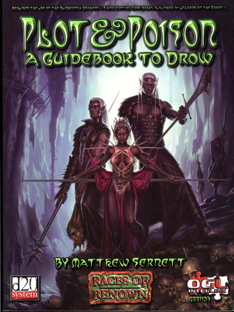 Plot & Poison. A Guidebook To Drow | PDF
