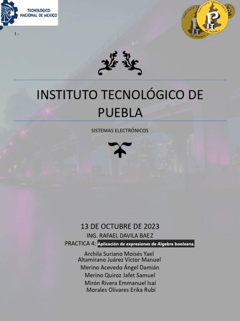 Instituto Tecnológico de Puebla | PDF