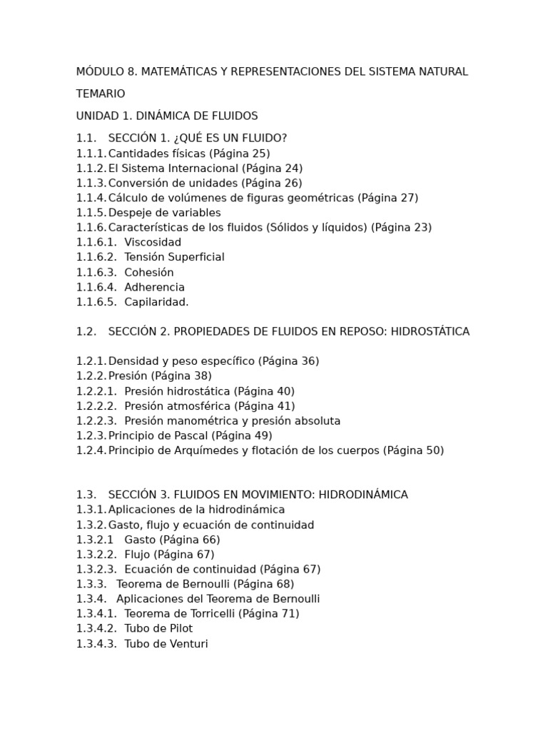 Módulo 8 Temario | PDF