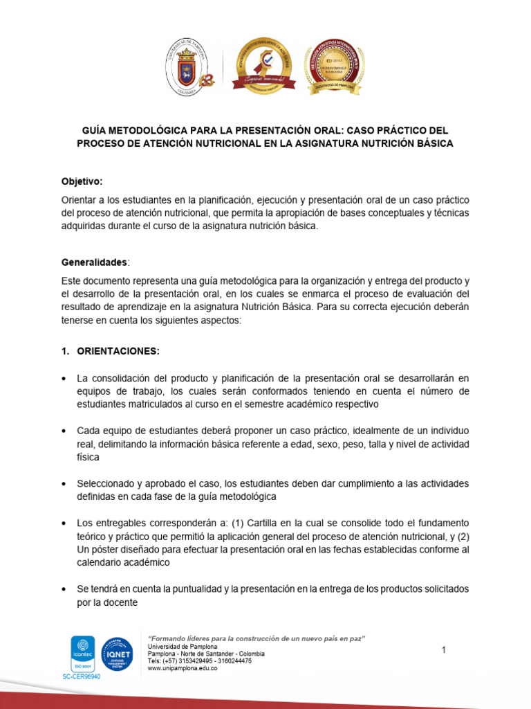 Guía RAP Nutrición Básica | PDF