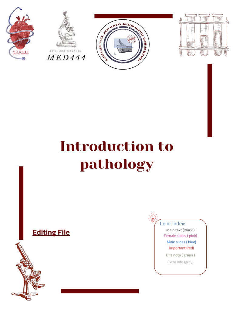 L1) Introduction of Patho | PDF | Pathology | Self-Improvement