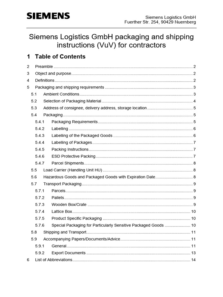 Siemens_Logistics_VuV_contractors | PDF