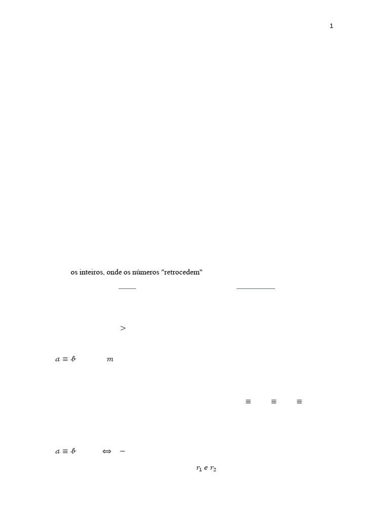Aritmética Modular | PDF