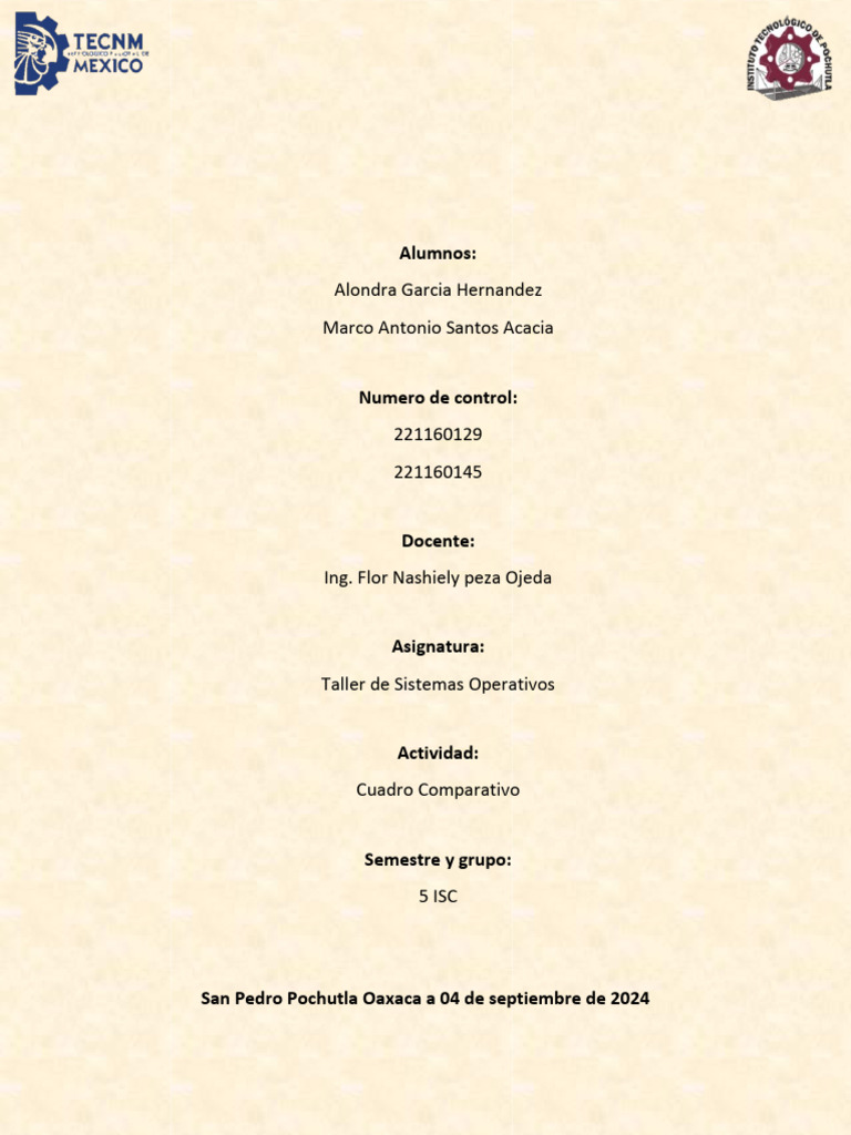 Tabla C SO | PDF