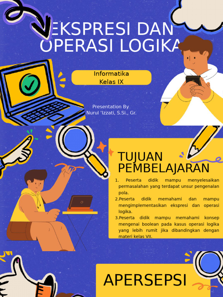 Pertemuan 2 Ekspresi Dan Operasi Logika | PDF