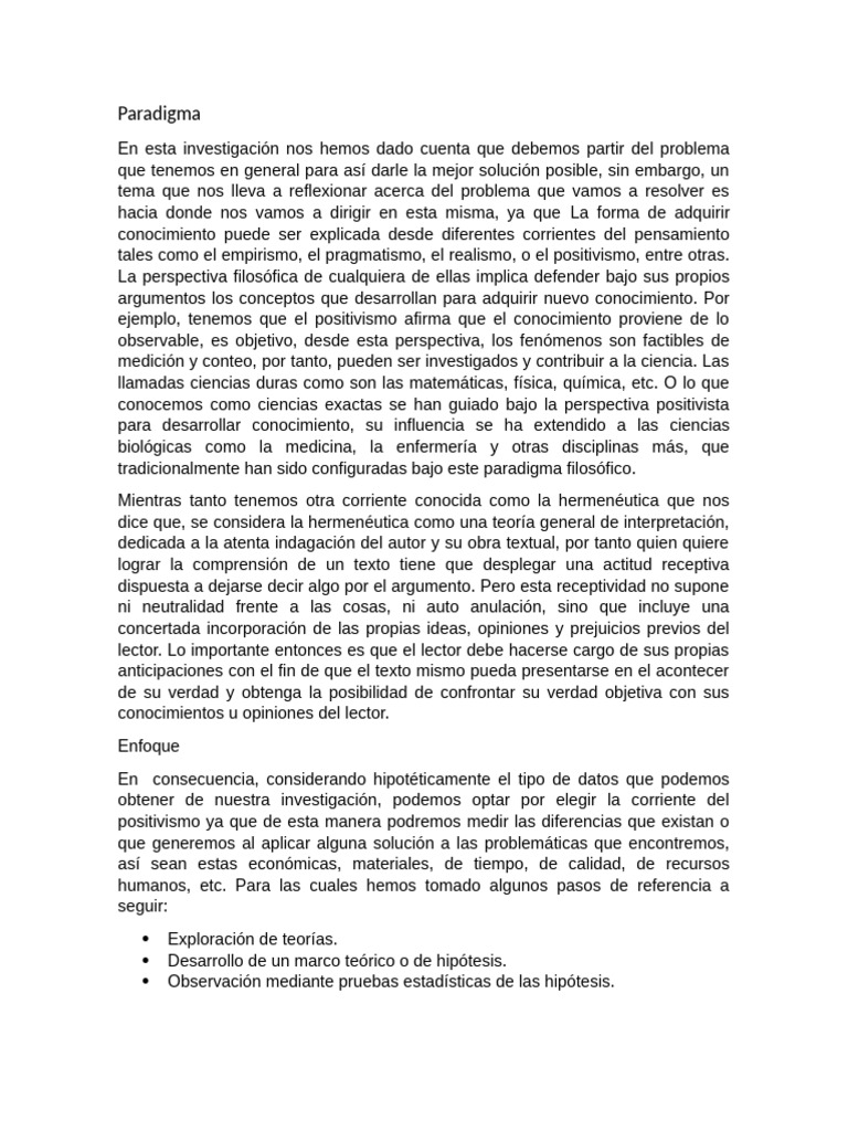 Paradigma | PDF