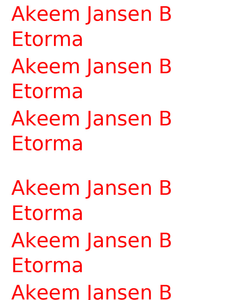 tracing name_akeem | PDF