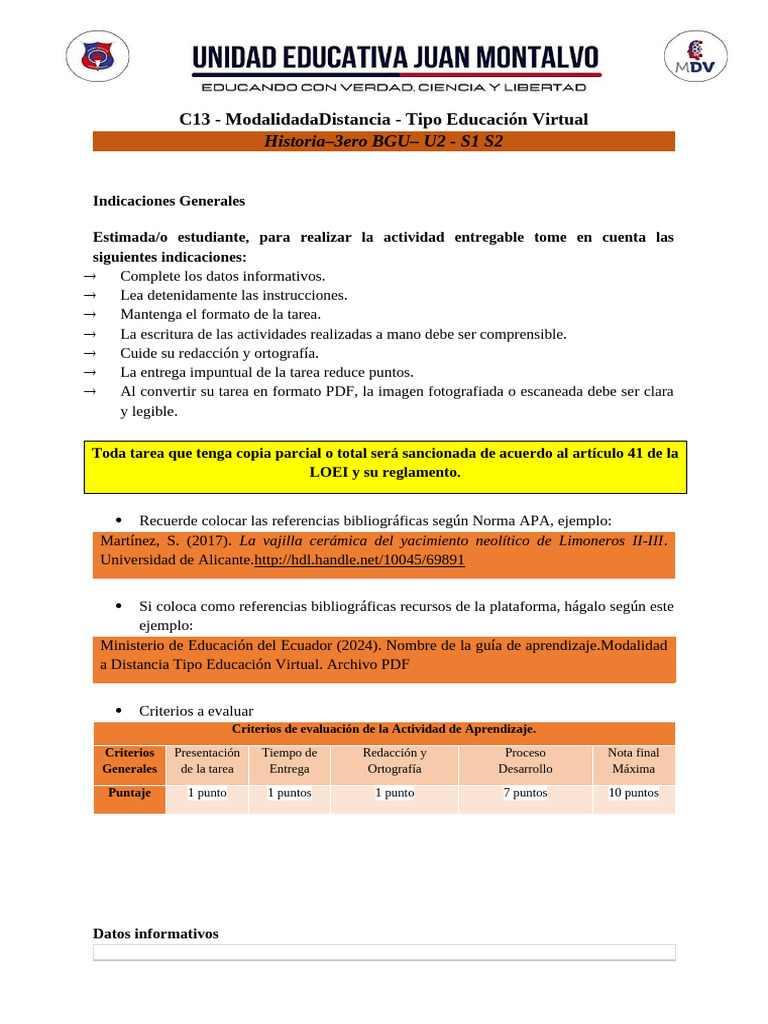 U2 S1y2 Pino Tigreros Historia | PDF