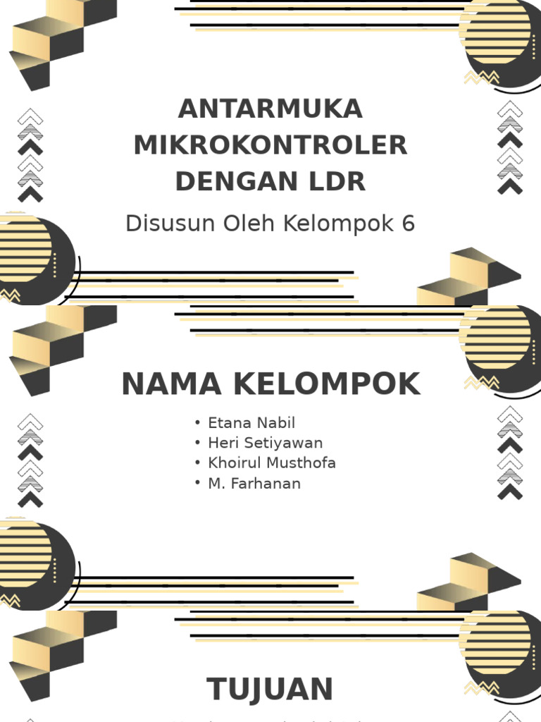 Kelompok - 6 - Praktikum - 8 (LDR) | PDF