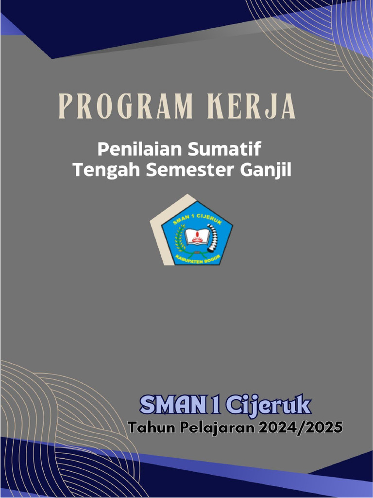 Program Kerja PSTS Ganjil 24.25 | PDF