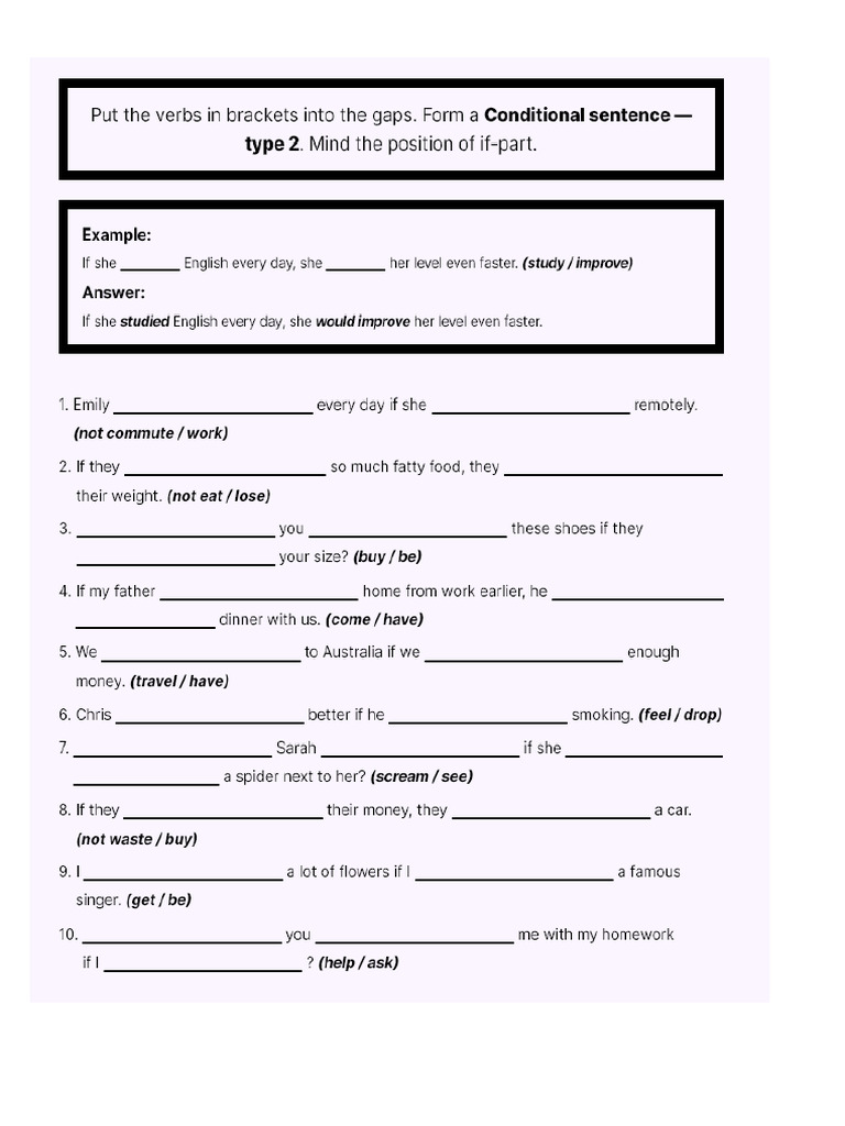 Conditional 1 and 2 | PDF