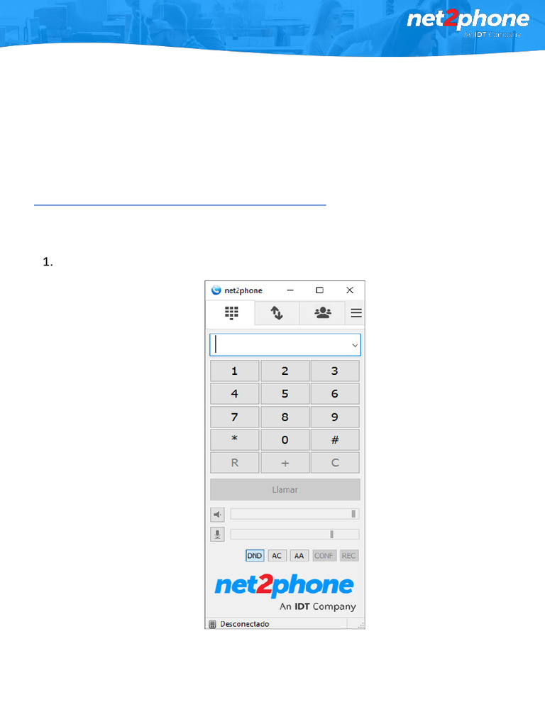 Manual Microsip para Net2phone | PDF