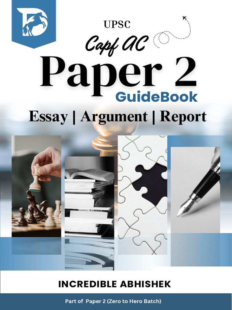 Capf AC Paper 2 GuideBook | PDF