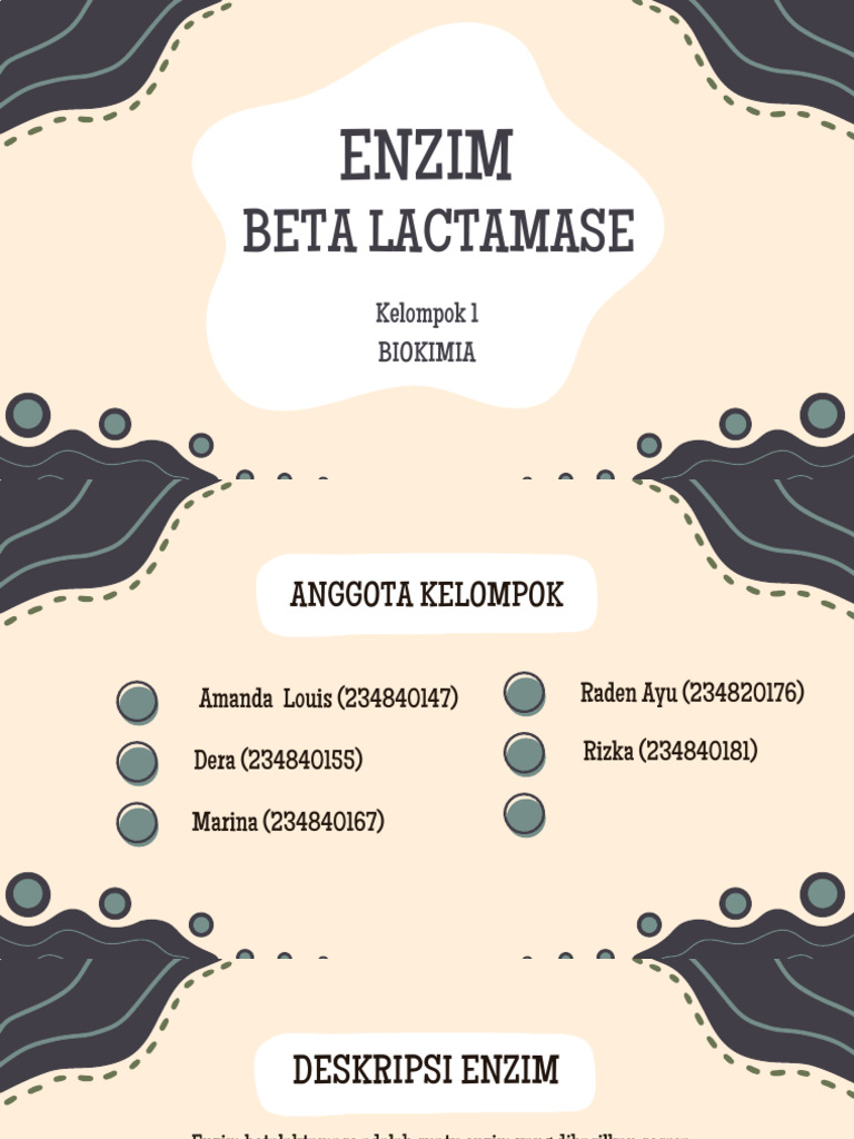 Kel 1 - Enzim Beta Lactamase | PDF