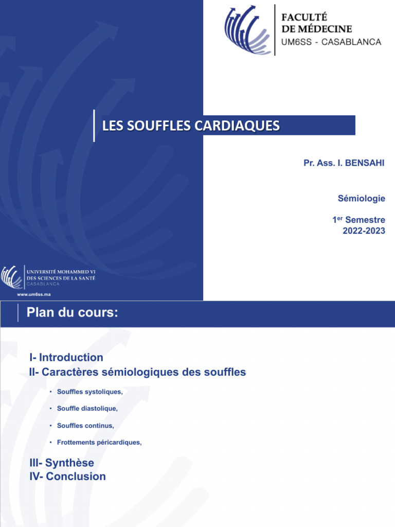 4 - Souffles Cardiaques | PDF