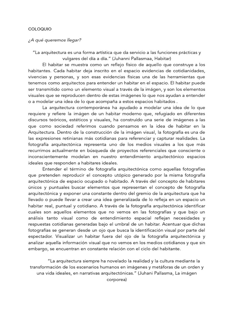 COLOQUIO | PDF